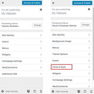 6 Ways To Change Fonts In WordPress - Visual Composer Website Builder