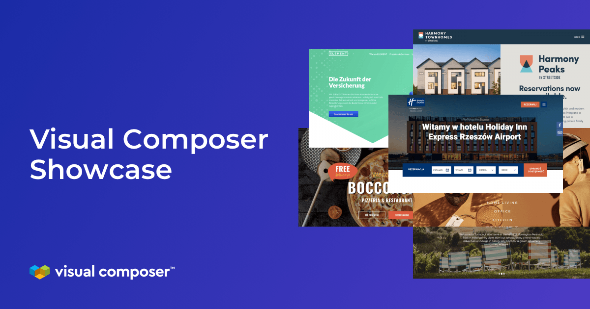 Showcase - Visual Composer Website Builder