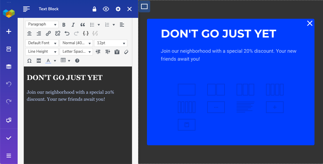 How To Create An Exit Intent Popup In Wordpress Visual Composer