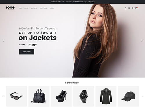 Porto Theme Integration - Visual Composer Website Builder