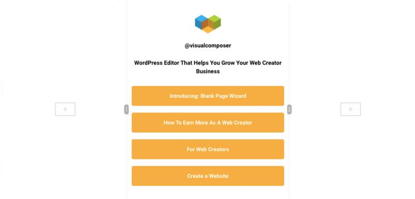 How to Create a Bio Link in WordPress for Free - Visual Composer